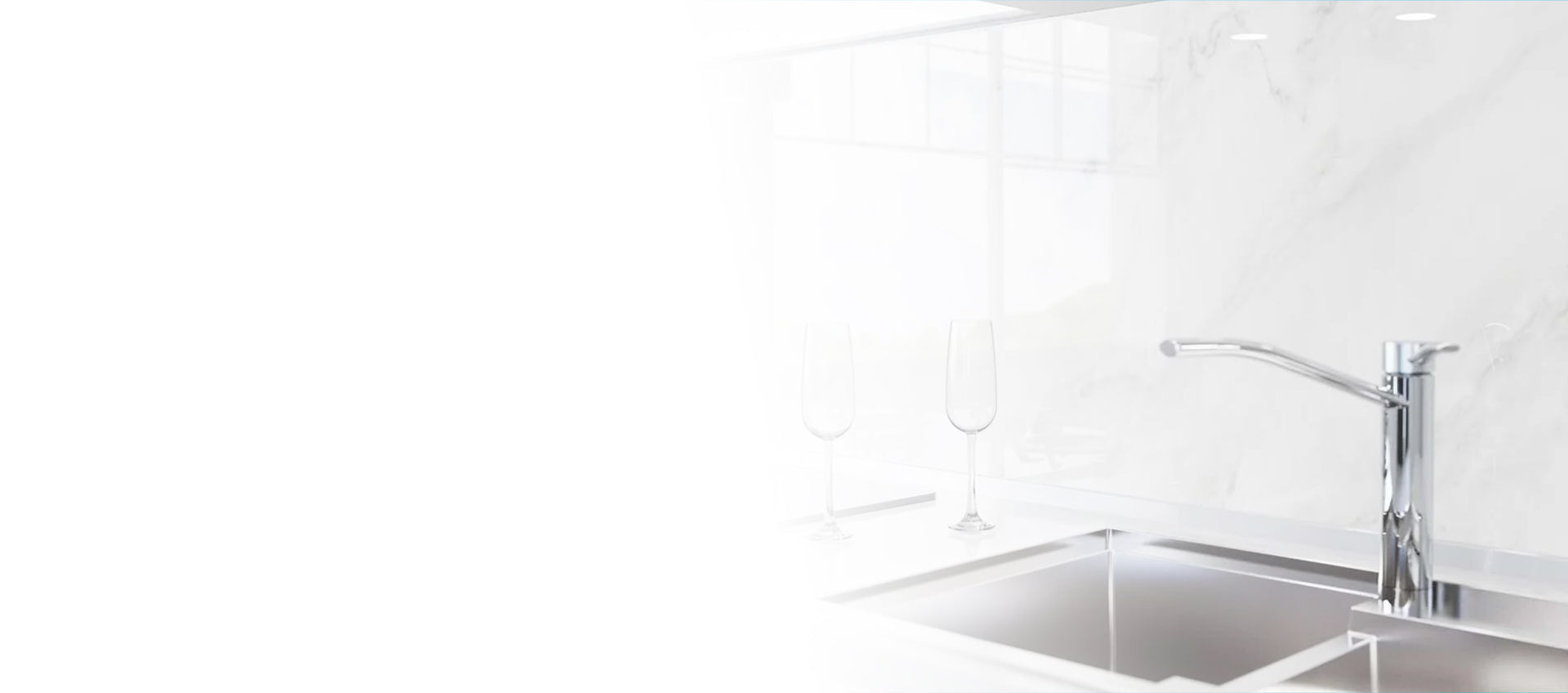 Küchenrückwand selbstklebend – Auf Maß bis 5m – In Matt oder Glasoptik ...